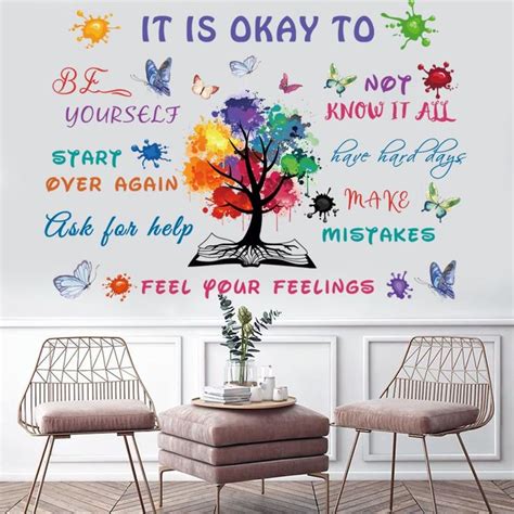 Colorful Inspirational Quote Wall Decal Motivational Wall Decals