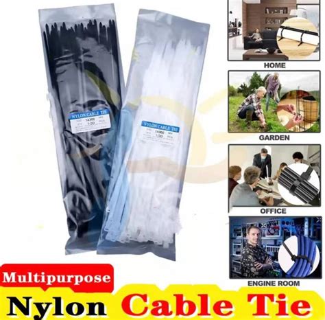 Nylon Cable Ties 100pcs Per Pack Cable Tie 8x300mm Lazada Ph