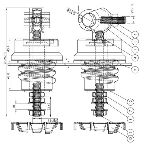 12kv 417a Ansi Eyebolt Lv Porcelain Bushingansi Bushingtransformer
