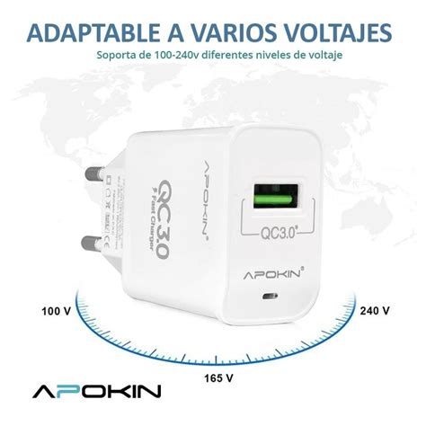 Comprar Cargador USB de Carga rápida 3 1A 18W Quick Charge 3 0