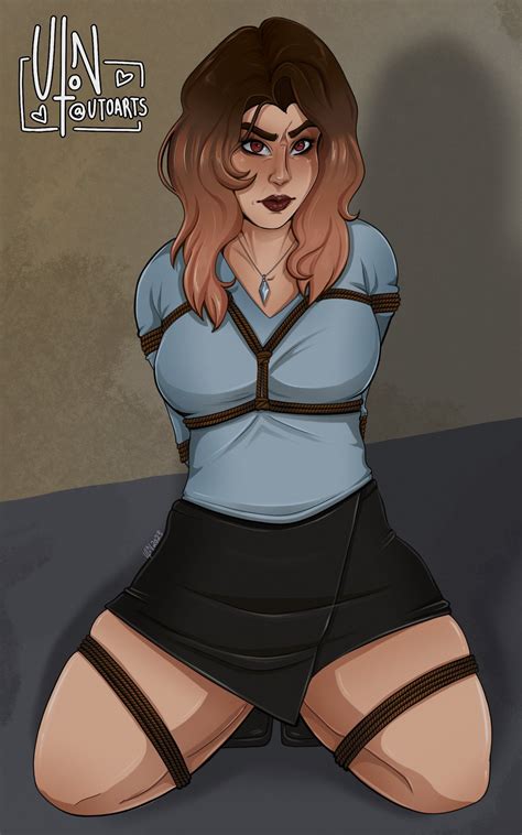 Rule 34 Bondage Celia Lede Red Rope Shibari Simptonium The Price Of Flesh Tied Up Unsure Uto