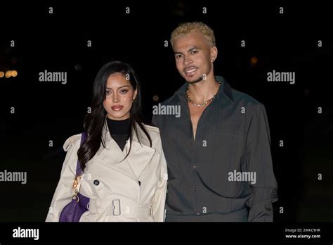 Cindy Kimberly Left And Dele Alli Pose For Photographers Upon Arrival