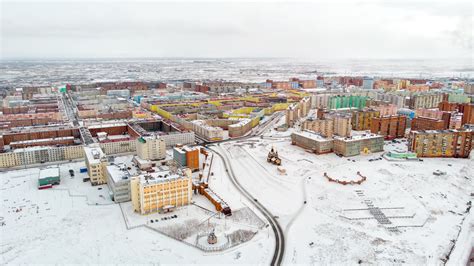 Norilsk City Drone Photography