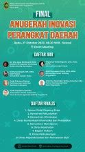 BADAN PERENCANAAN PEMBANGUNAN DAERAH KOTA YOGYAKARTA FINAL ANUGERAH INOVASI PERANGKAT DAERAH