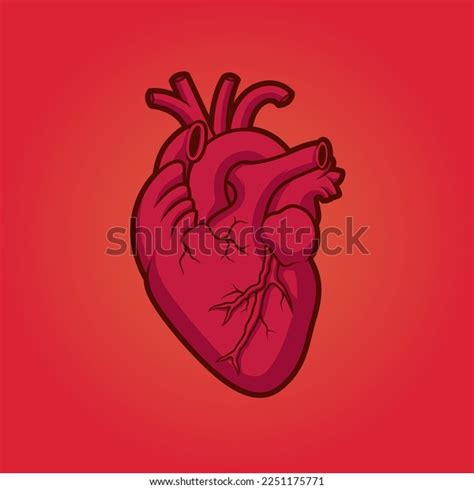Hearth Vector Cartoon Art Illustration On Stock Vector Royalty Free