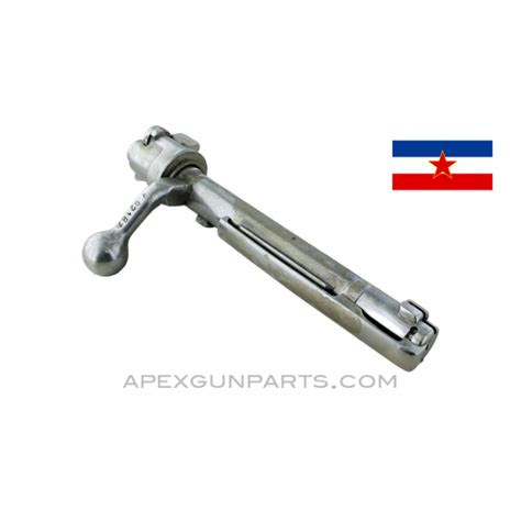 Yugoslavian M48 Mauser Complete Bolt Assembly Curved Handle 792x57