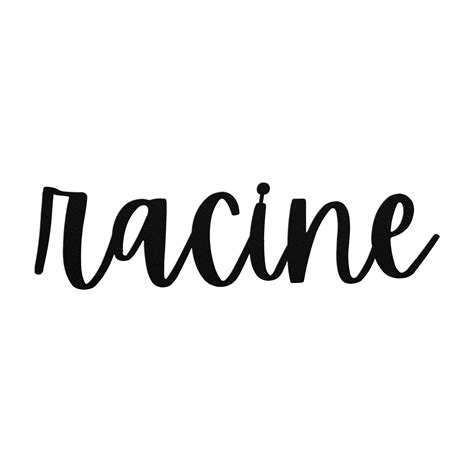 Racine Metal Sign City