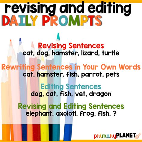 Editing And Revising Writing Mini Lessons Sentence A Day Made By Teachers