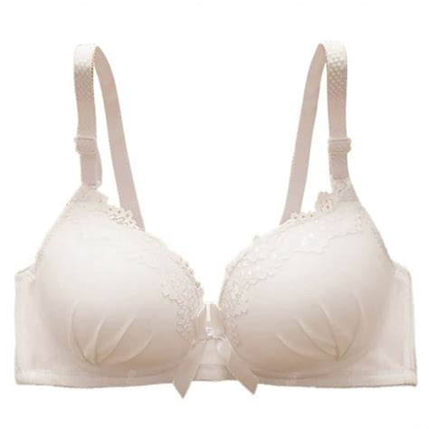 Teenage Girl Underwear Puberty Students Bra Cute Bow Knot Wire Free