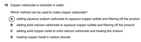 Can Anyone Explain Why This Is A Mcq R Igcse