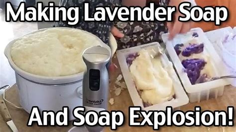 Making Lavender Fluid Hot Process Soap
