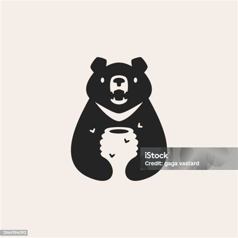 달 흑곰 꿀 벌집 베트남 힙스터 빈티지 벡터 아이콘 일러스트 꿀에 대한 스톡 벡터 아트 및 기타 이미지 꿀 곰 로고 Istock