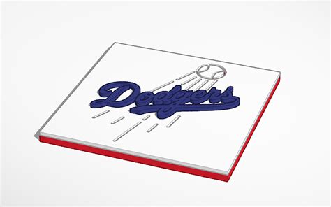 3d Design Dodgers 2 Tinkercad