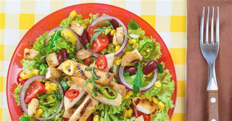 Ensalada Mexicana Con Pollo Y Avena Granvita