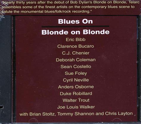 Personnel Includes Eric Bibb Sean Costello Sue Foley Duke Robillard Walter Trout Joe Louis