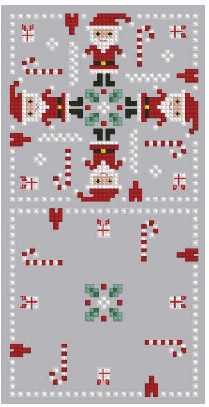 Cross Stitch Santa Biscornu No Color Chart Available Just Use