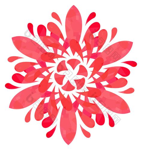 水彩画模式抽象玫瑰花图片 包图网企业站