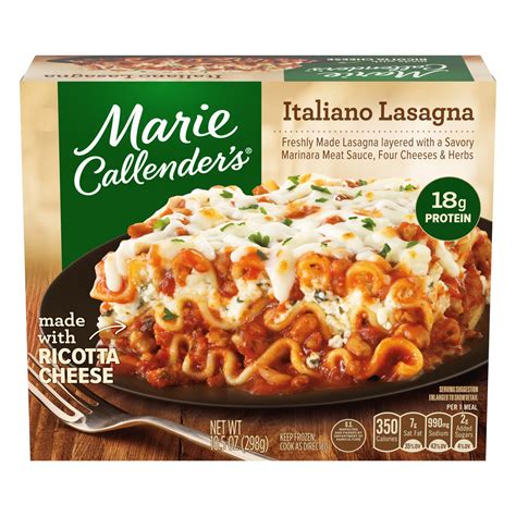 Marie Callenders Italiano Lasagna Frozen Meal Shop Entrees And Sides