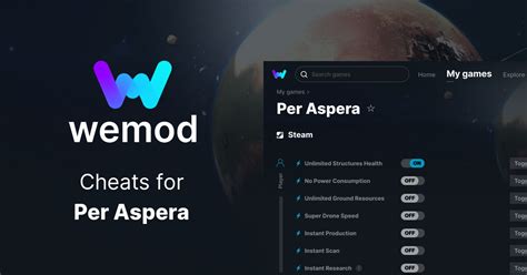 Per Aspera Cheats And Trainers For Pc Wemod