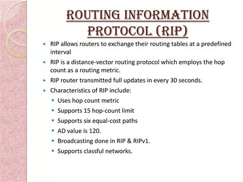 Ppt Of Routing Protocols Ppt