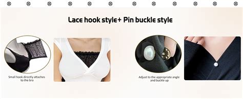 Fizzest Lace Cleavage Cover Up For Low Neckline，modesty