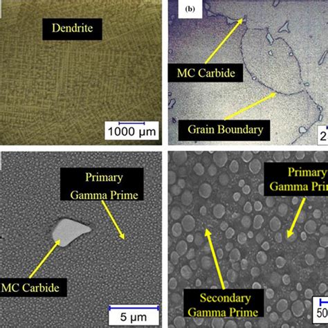 Microstructure Of As Cast Bm A Dendrite Morphology B Mc Carbide
