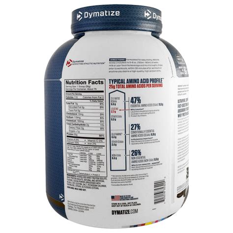Dymatize Nutrition ISO100 Hydrolyzed 100 Whey Protein Isolate
