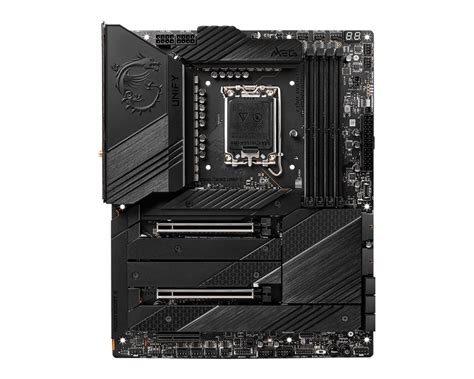 MSI MEG Z690 UNIFY Gaming Motherboard ATX - Intel 12th Gen Processors ...