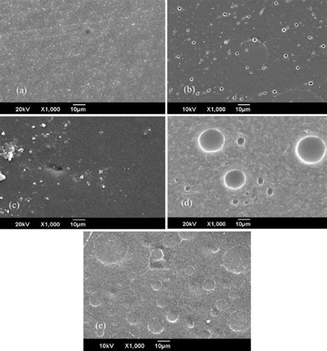 Sem Analysis Lower Magnification Surface Morphology Of A 2 Wt