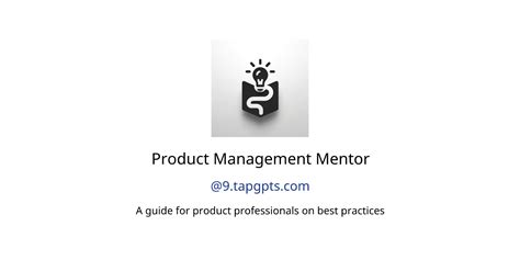 Product Management Mentor GPTs Features And Functions Examples And Prompts GPT Store