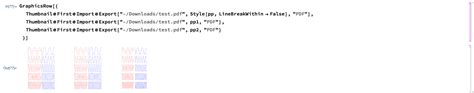 Plotting Preventing Export Of Pdf Putting Rows Into Columns Mathematica Stack Exchange