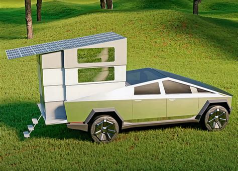 CyberLandr Transforms The Tesla Cybertruck S Bed Into A Collapsible