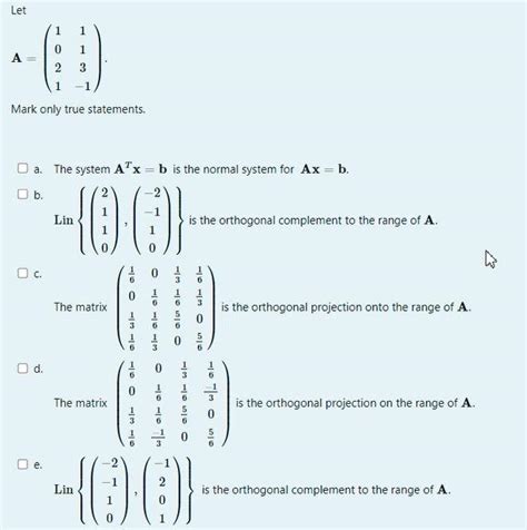 Solved Consider The Linear Subspaces