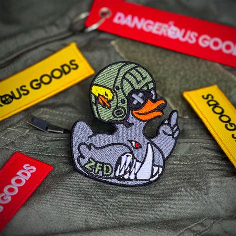 Zero Fucks Duck®️classified Series Patch A10 Warthog Mav” Duck