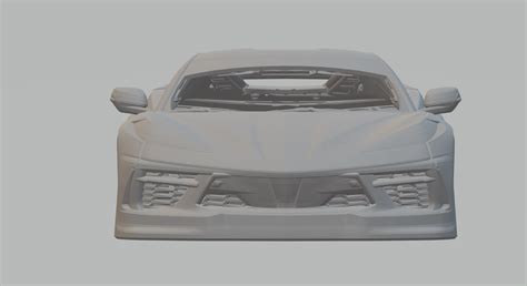 Stl File Corvette C8 Pandem 🥵・3d Printing Template To Download・cults