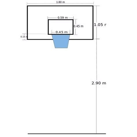 Tabela Basquete Oficial 1 8x1 2m Comp Naval 2 Un Klopf 1022 R 997