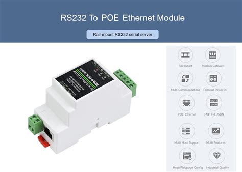 Rs232 To Poe Ethernet Converter Module Industrial Australia Ubuy