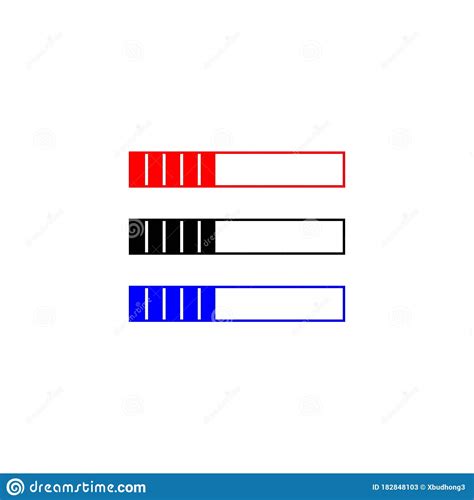 Loading Process Logo Set Icon Stock Vector Illustration Of Buffer Network
