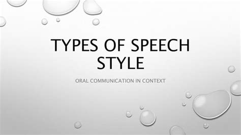Types Of Speech Act Pptx