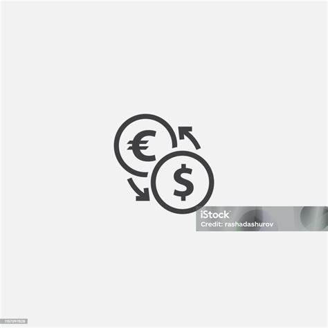 통화 변환기 기본 아이콘입니다 간단한 기호 그림입니다 통화 변환기 기호 디자인 웹 인쇄 및 모바일에 사용할 수 있습니다 개념에