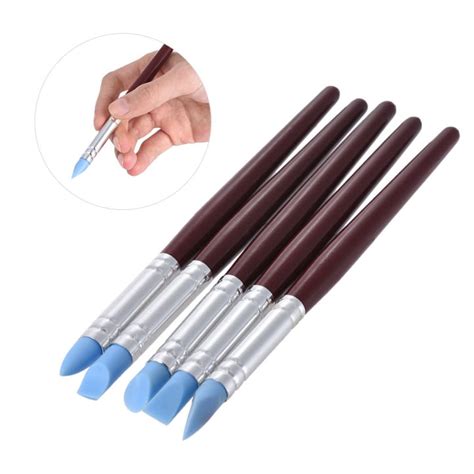Rubber Nib Brush Clay Sculpture Tool Darazpk