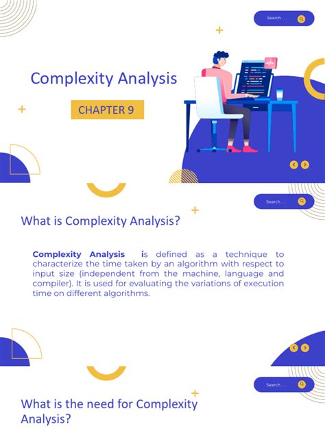 chapter 9 complexity analysis pdf time complexity computational