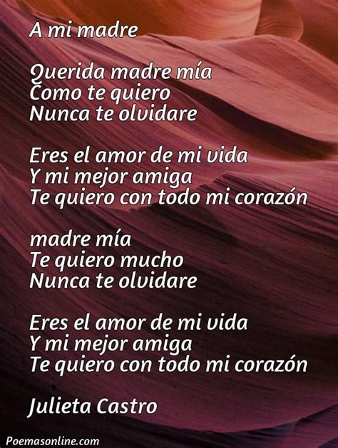 5 Mejores Poemas Para La Madre De 2 Estrofas Y 4 Versos Poemas Online