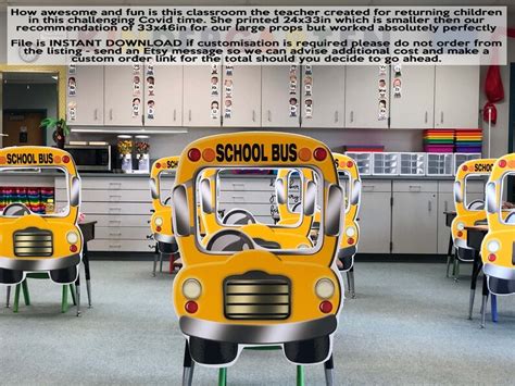 Extra Large Car Prop Giant Bus Photobooth Instant Download Etsy France