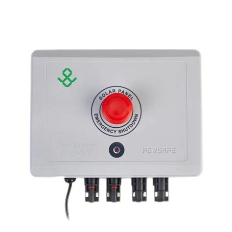 Rapid Shutdown Emergency Shut Off Switch Pv Solar System China Rapid
