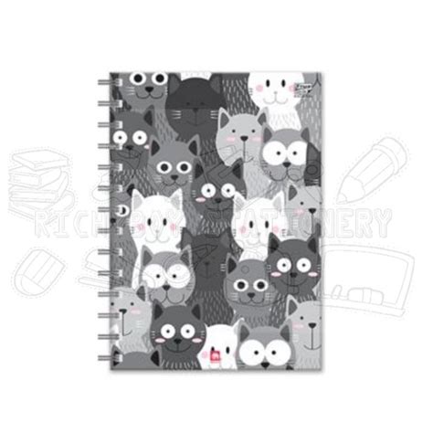 Elephant สมุดปกแข็งริมลวด แบบมีเส้น ขนาด A5 70g 80แผ่น Whc 613