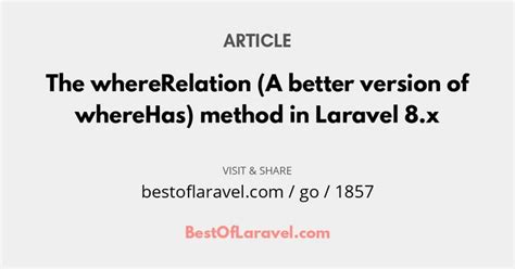DailyResource Article By Amit Merchant The WhereRelation A Better