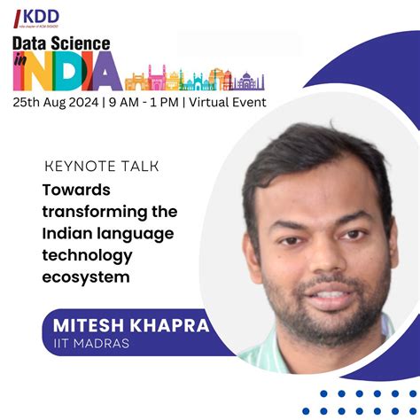 Data Science In India 25th August Virtual Event