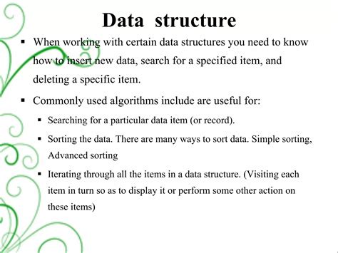 elementary data organisation ppt