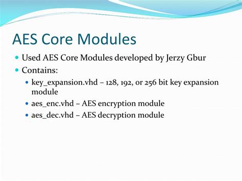 PPT FPGA Implementation Of Multicore AES PowerPoint Presentation ID